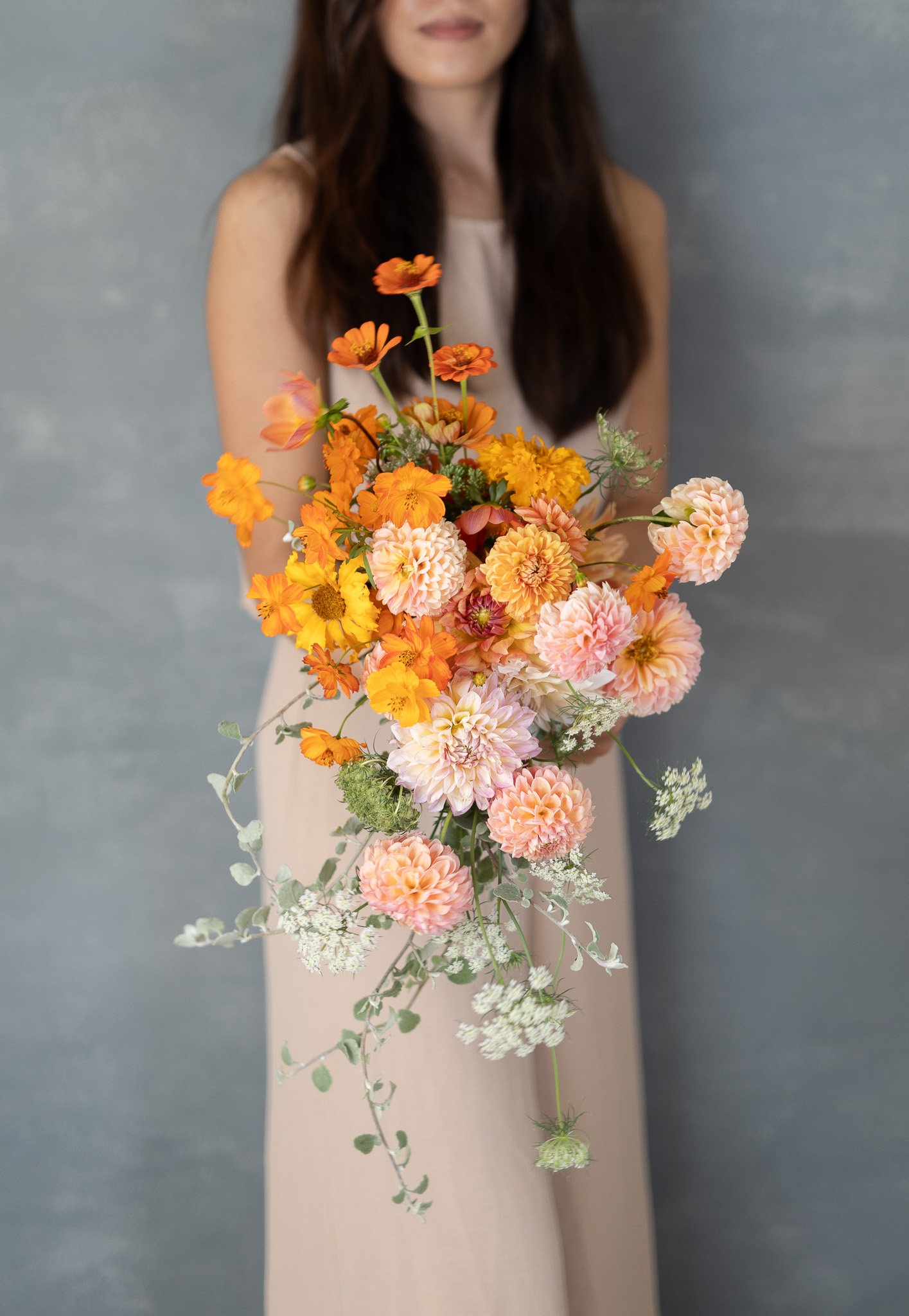 Cascading Bouquet: 7 Tips for Creating a Loose and Airy Hand-tied Bouquet - kokofloral.com