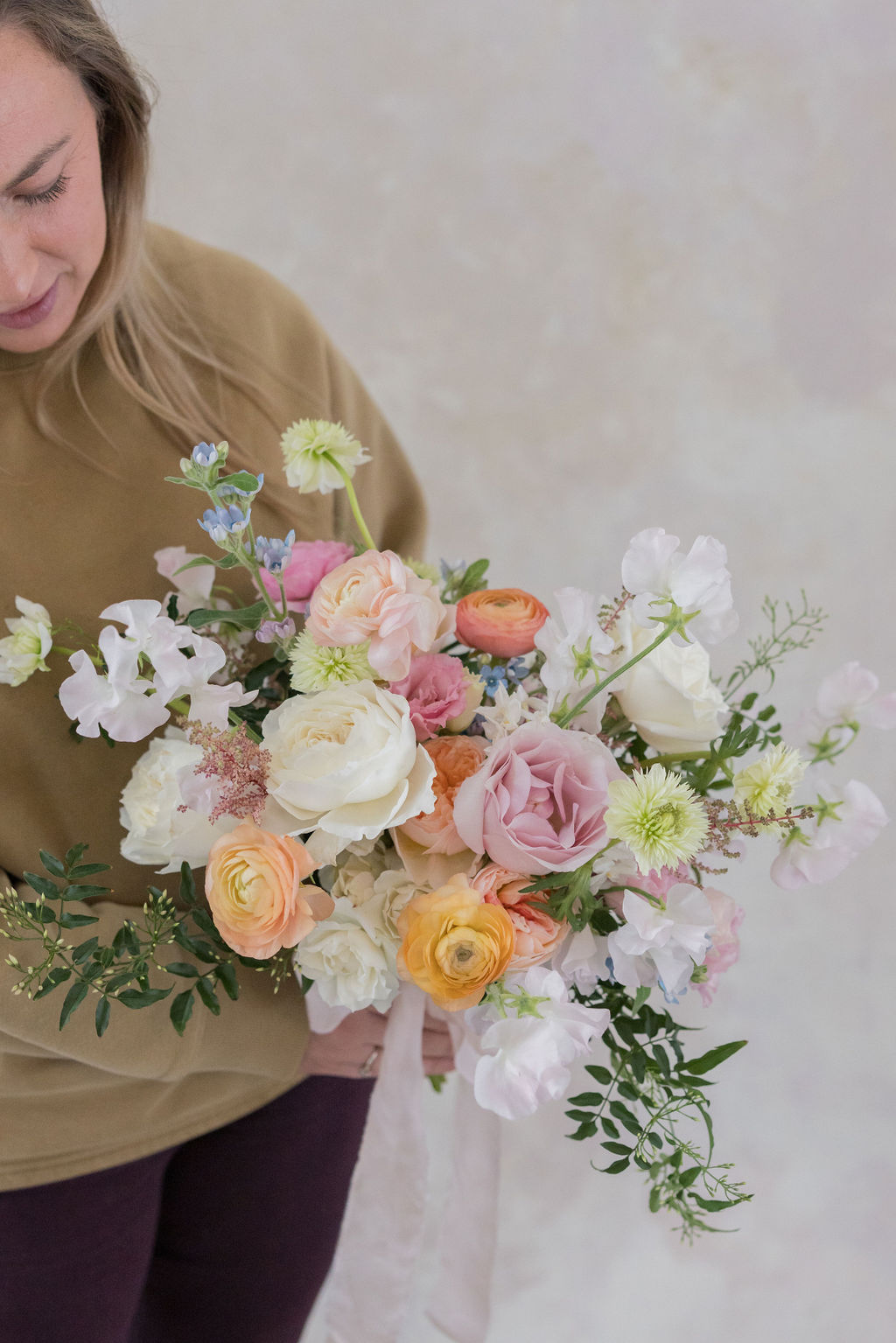 Wedding Bouquet Workshop using StemSlider Tool - kokofloral.com